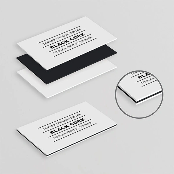 Triplex Business Cards | Peppermint Print Limited